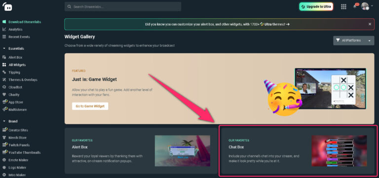 【Twitch】配信画面にコメントを載せるときに横一列で出す方法「オーバーレイ」Streamlab編 - AkaMaruServer